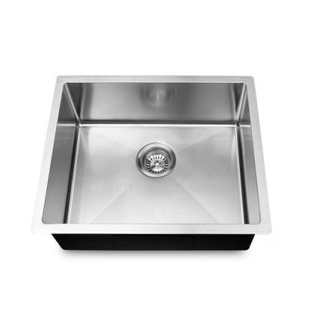 STAINLESS STEEL HANDMADE SINGLE BOWL SINK– Dell'arte