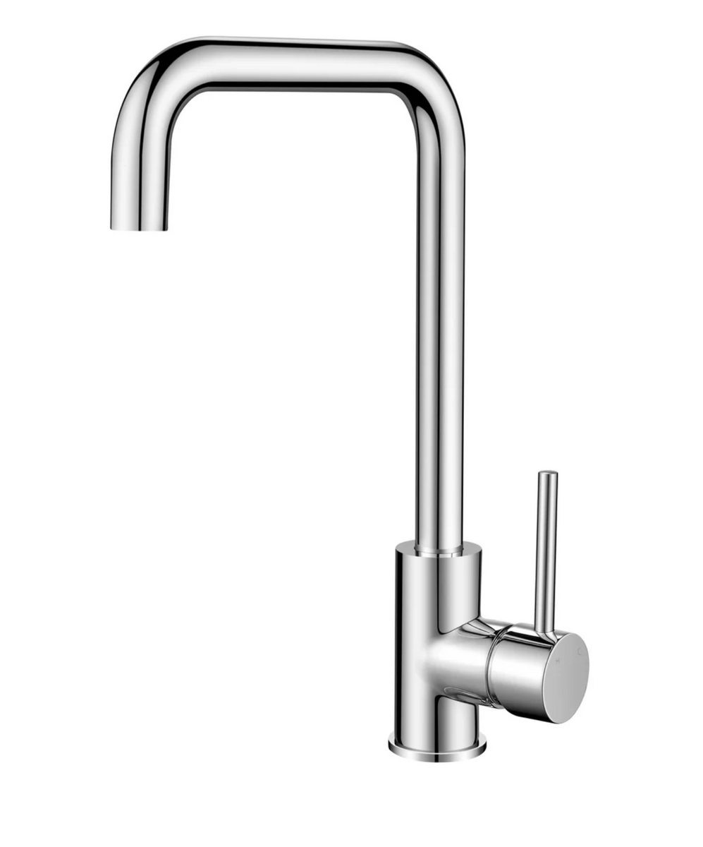 SWIVEL SPOUT KITCHEN MIXER TAP - ELECTROPLATED– Dell'arte